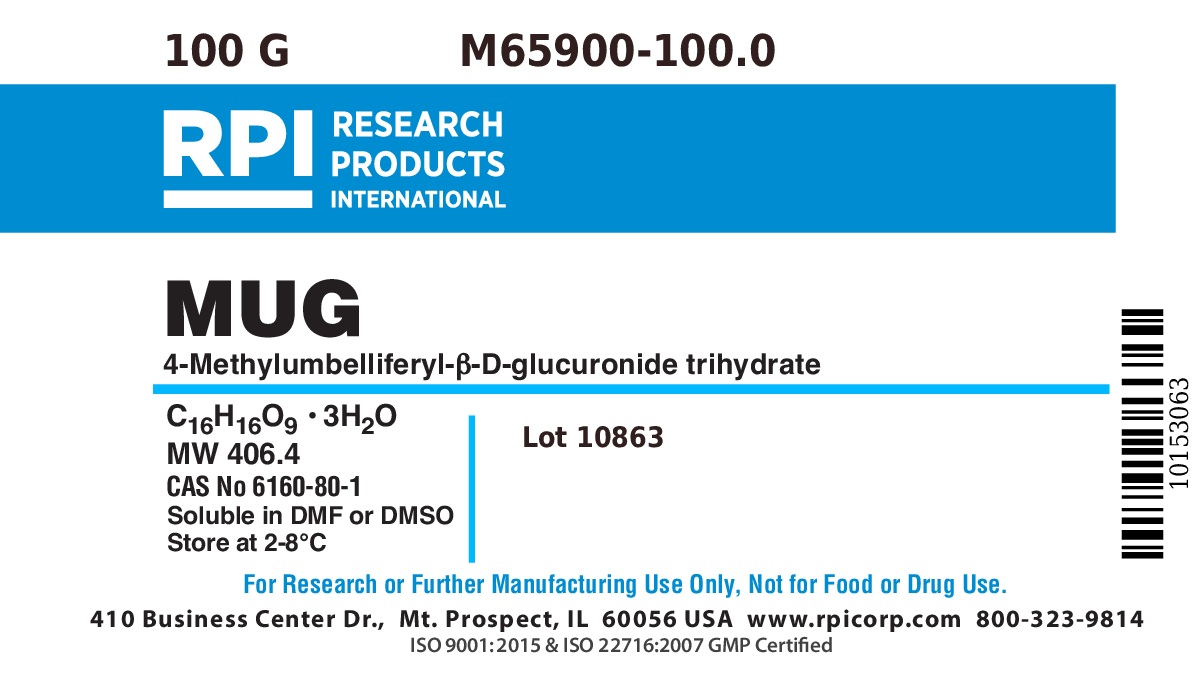 M65900-100.0 - MUG [4-Methylumbelliferyl-β-D-glucuronide Trihydrate ...