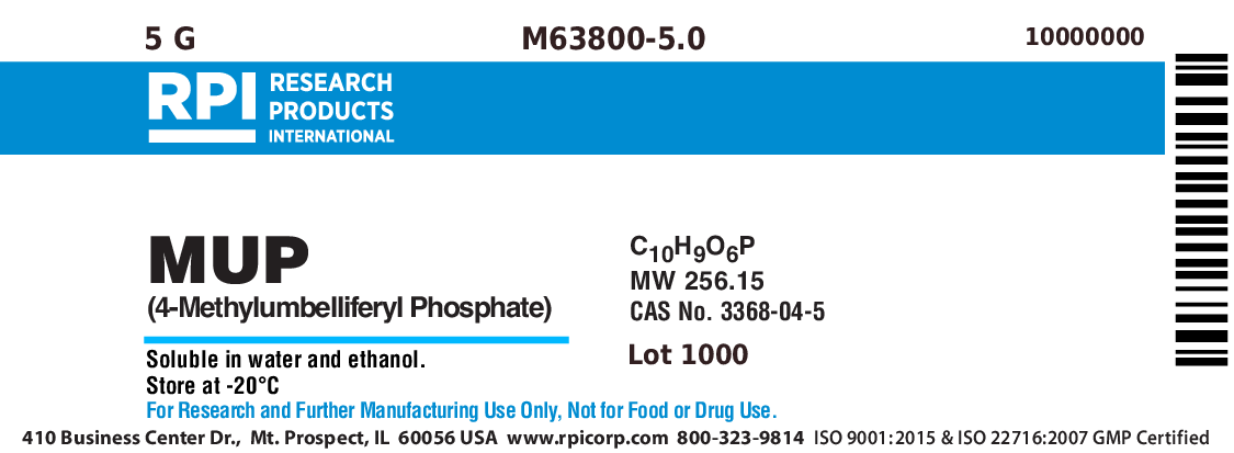M63800-5.0 - MUP [4-Methylumbelliferyl Phosphate], 5 Grams