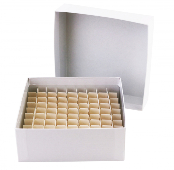 181032 - Cardboard Micro-Tube Storage Box Set with Cell Partition, 81 ...