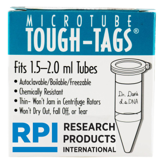 247102 - Tough-Tags, 1.28 x 0.5 Inch Labels for 1.5-2.0ml Tubes, Clear ...