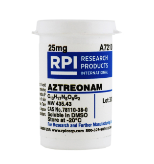 A72100-0.025 - Aztreonam, 25 Milligrams