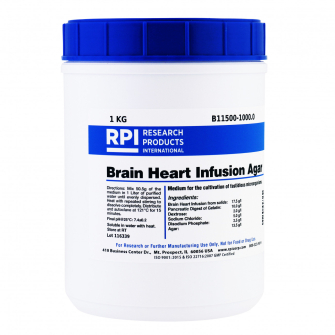 B11500-1000.0 - BHI Agar [Brain Heart Infusion Agar], 1 Kilogram