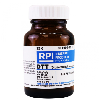 D11000-25.0 - DTT [DL-Dithiothreitol] (Cleland's Reagent)], 25 Grams