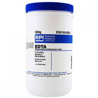 E58100-500.0 - Ethylenediaminetetraacetic acid [EDTA], 500 Grams