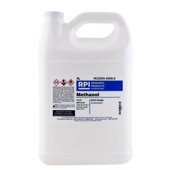 M22055-4000.0 - Methanol, ACS Grade, 4 Liter Bottle