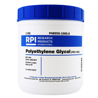 P48050-1000.0 - PEG 1000 [Polyethylene Glycol 1000], 1 Kilogram