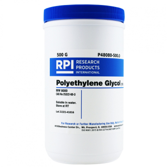P48080-500.0 - PEG 8000 [Polyethylene Glycol 8000], 500 Grams