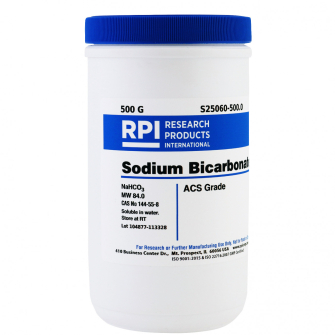 S25060-500.0 - Sodium Bicarbonate, ACS Grade, 500 Grams